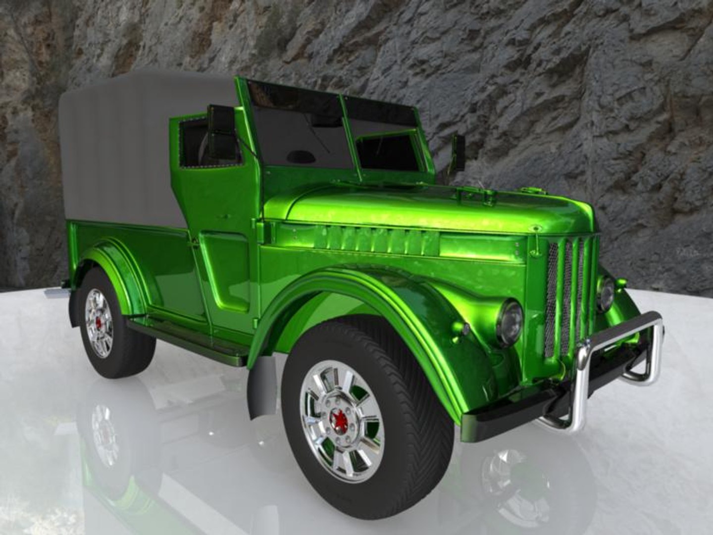 Gaz69 Car Obj
