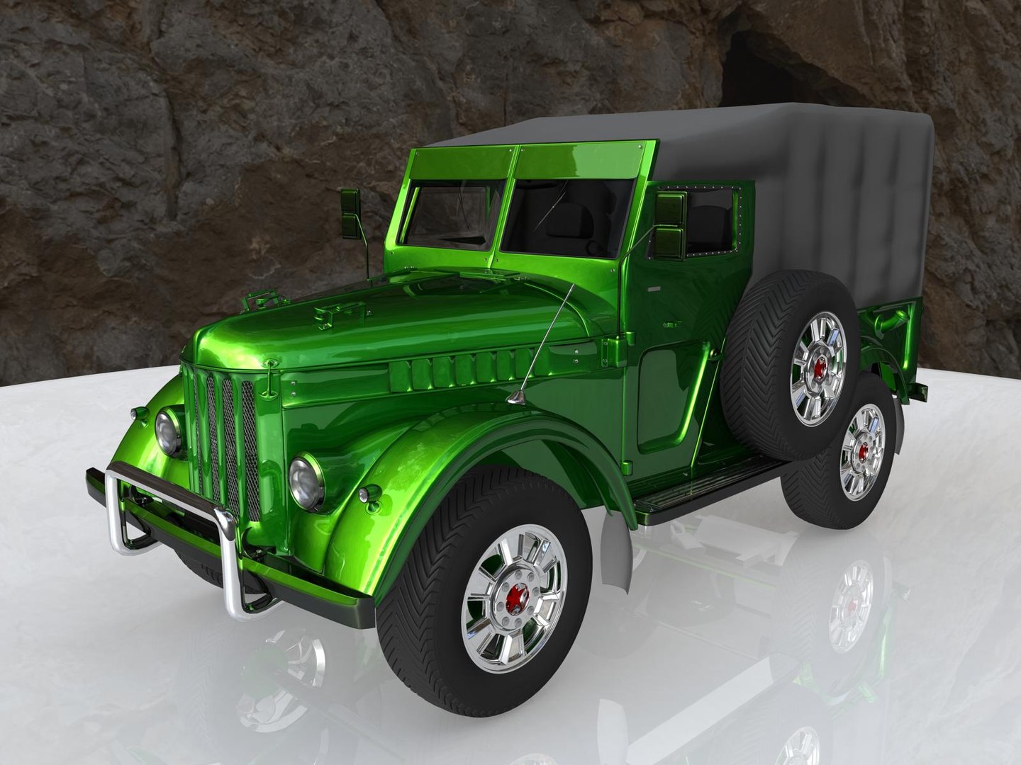 Gaz69 Car Obj