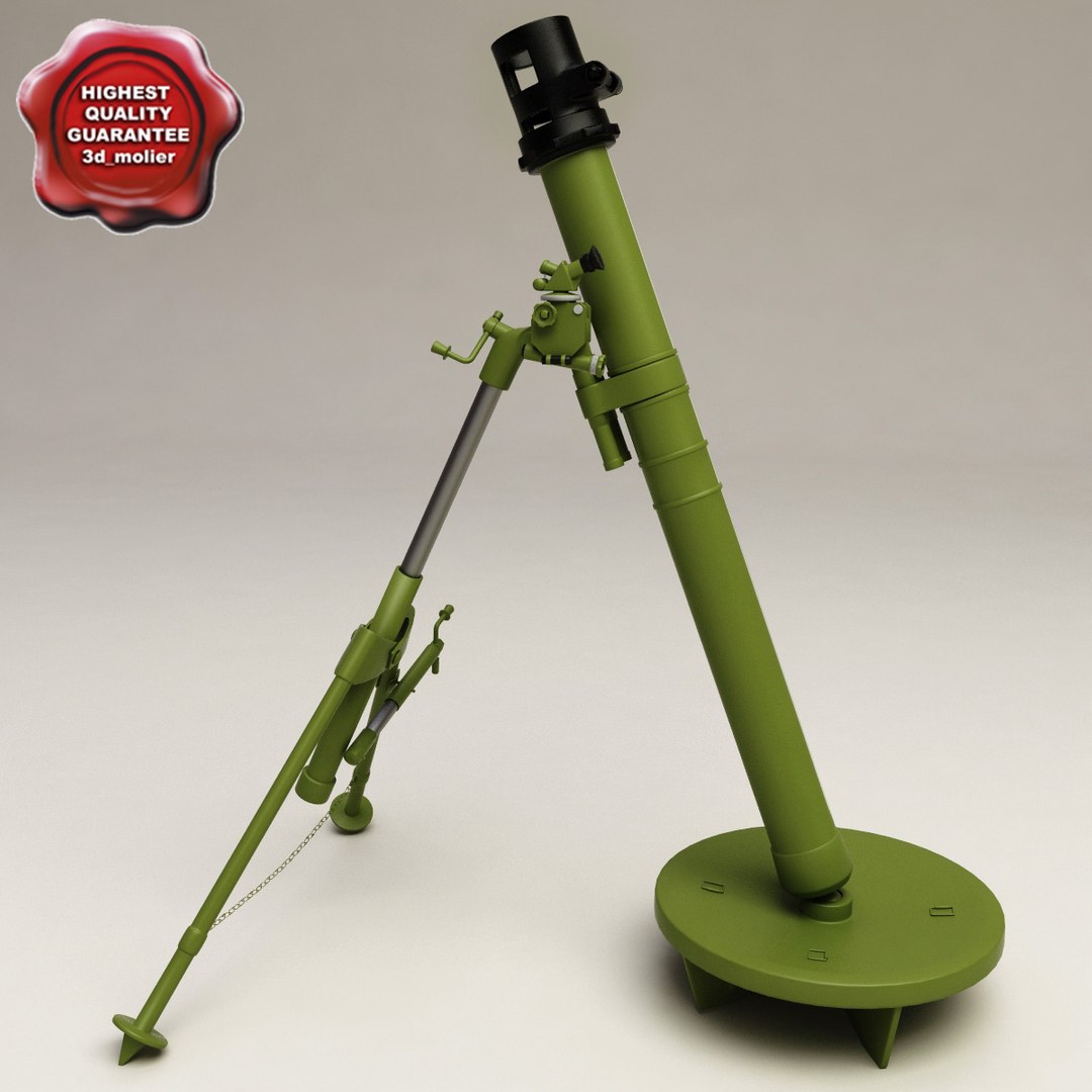 3d Mortar 2b14 Podnos 82mm