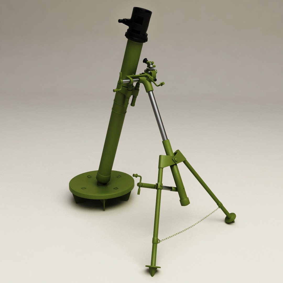 3d Mortar 2b14 Podnos 82mm