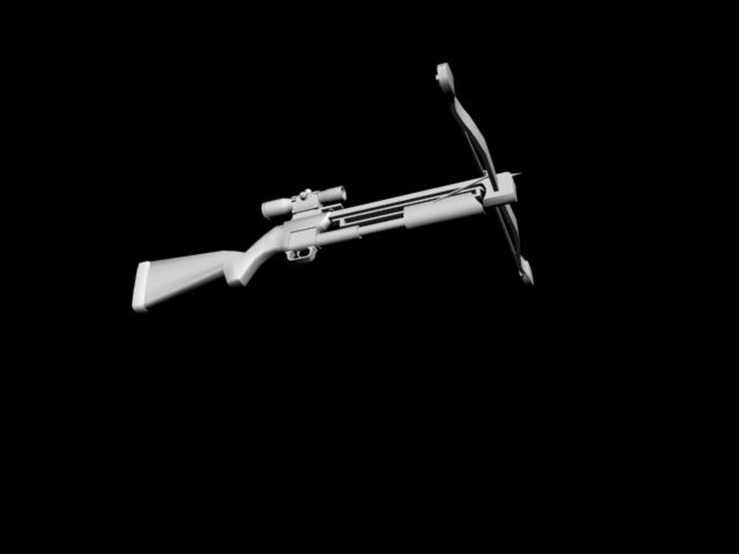 crossbow 3d model