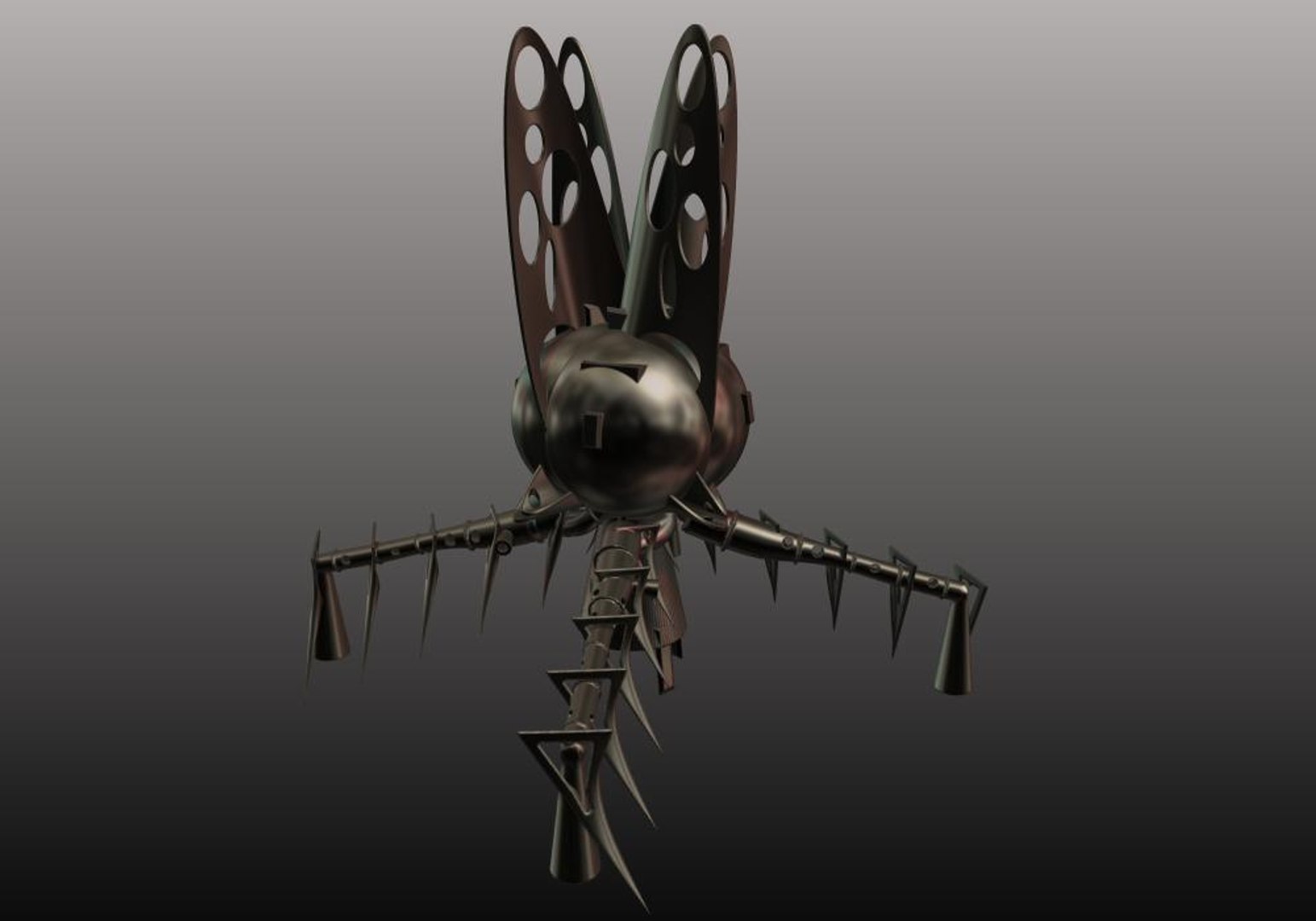 Free Land Spacecraft 3d Model