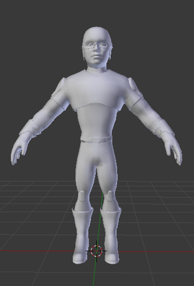3ds super hero boy character