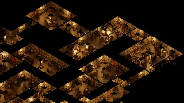 3D dungeon modular room model - TurboSquid 1474088