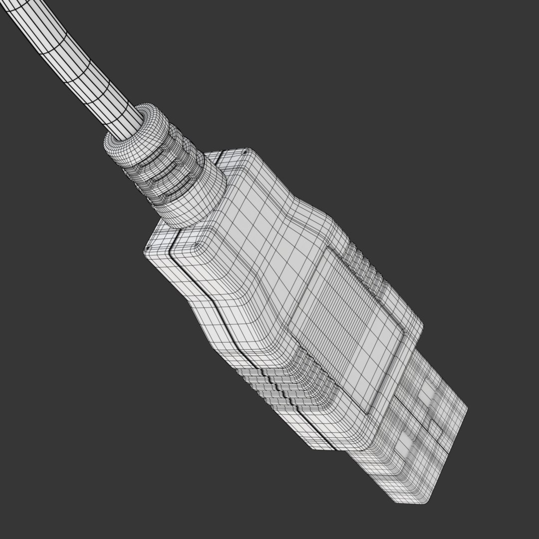 3D Plug Usb Type Model - TurboSquid 1315220
