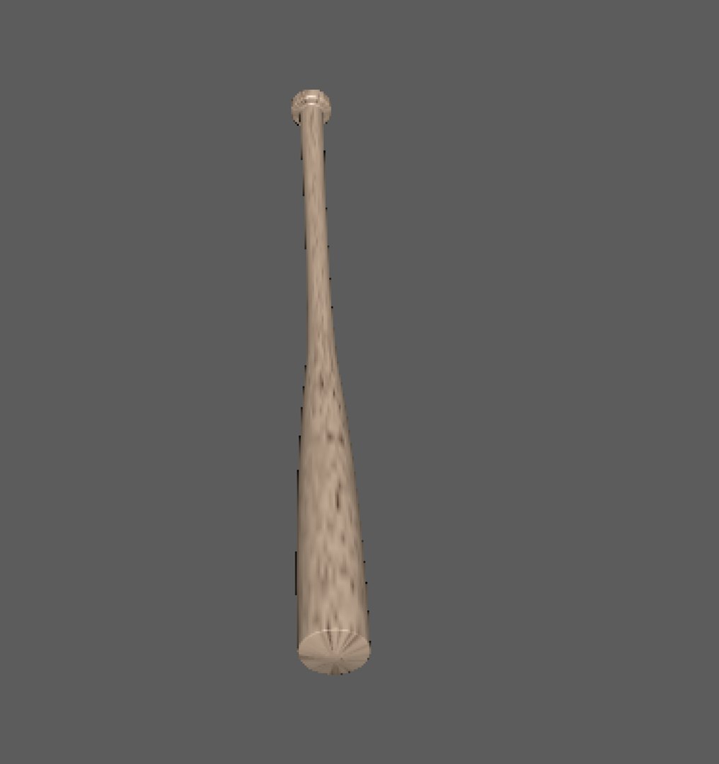 Wood bat baseball 3D model - TurboSquid 1218392