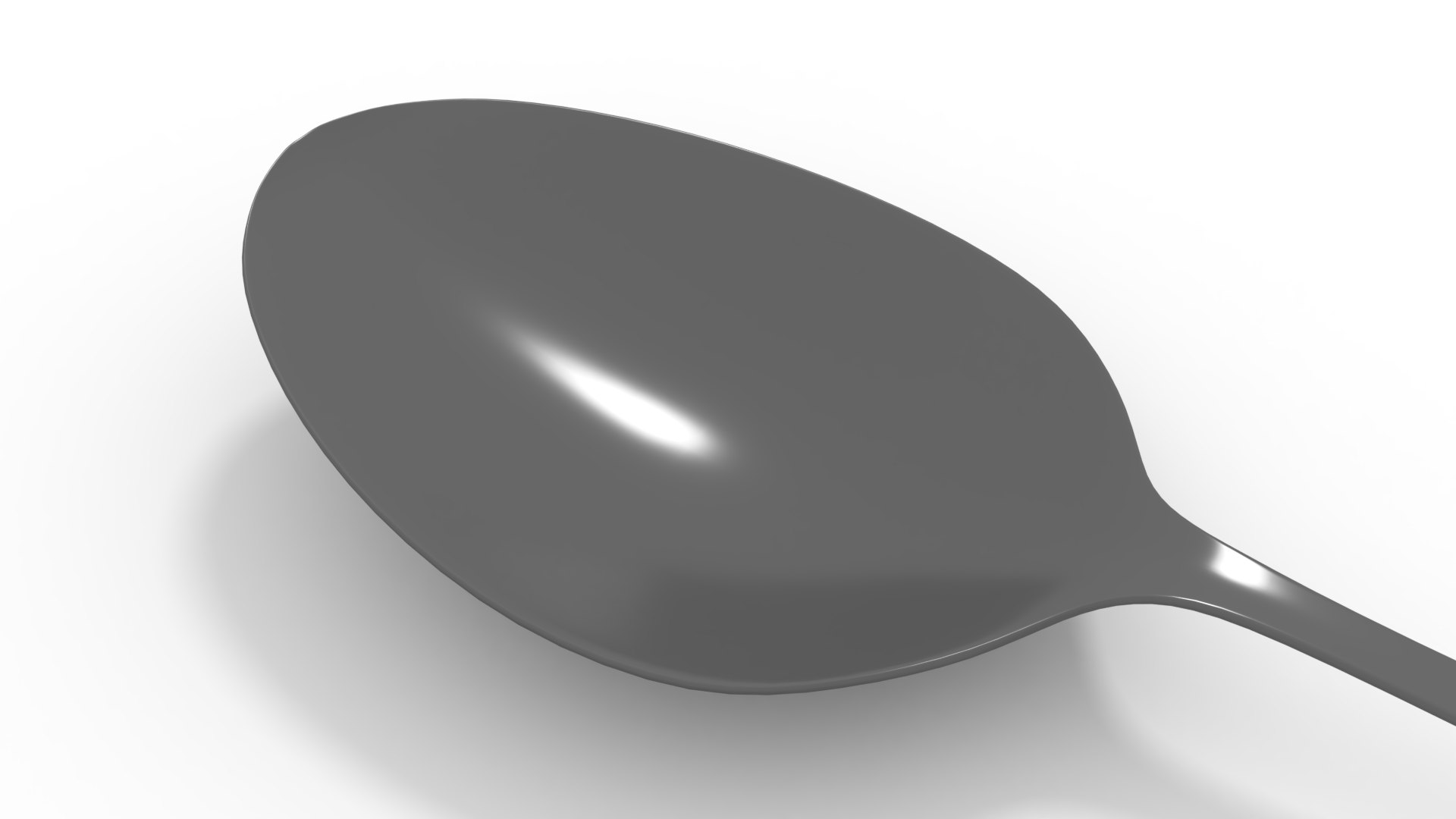 Grey Spoon 3D - TurboSquid 1482090