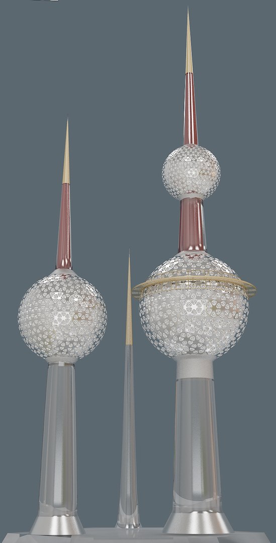 Max Scale Kuwait Tower