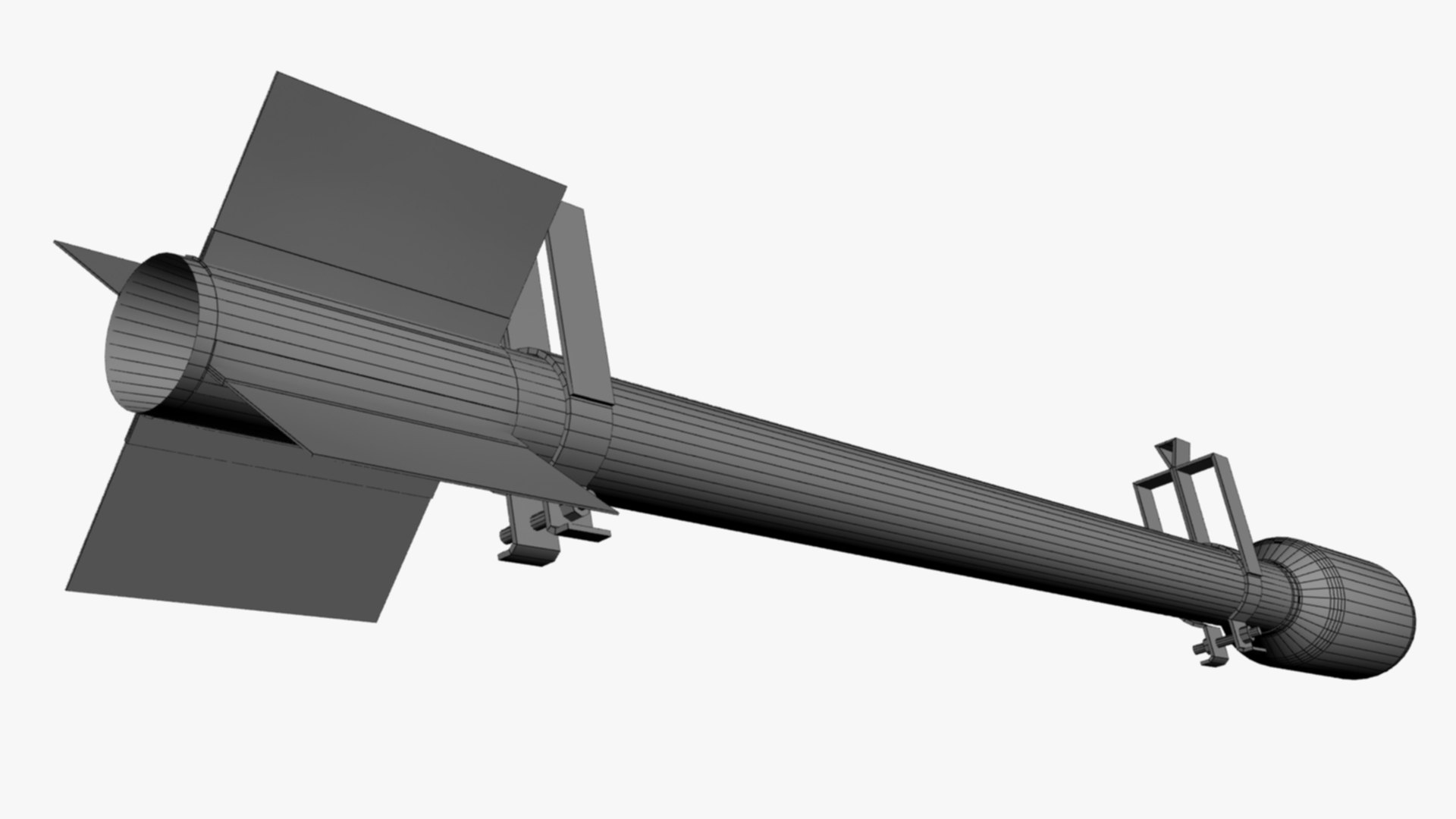 Rocket 3 Inch 3D Model - TurboSquid 1565018