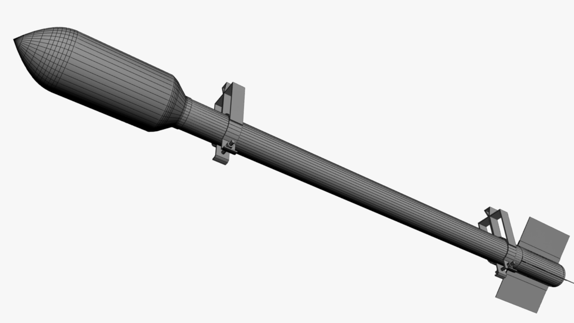 Rocket 3 Inch 3D Model - TurboSquid 1565018