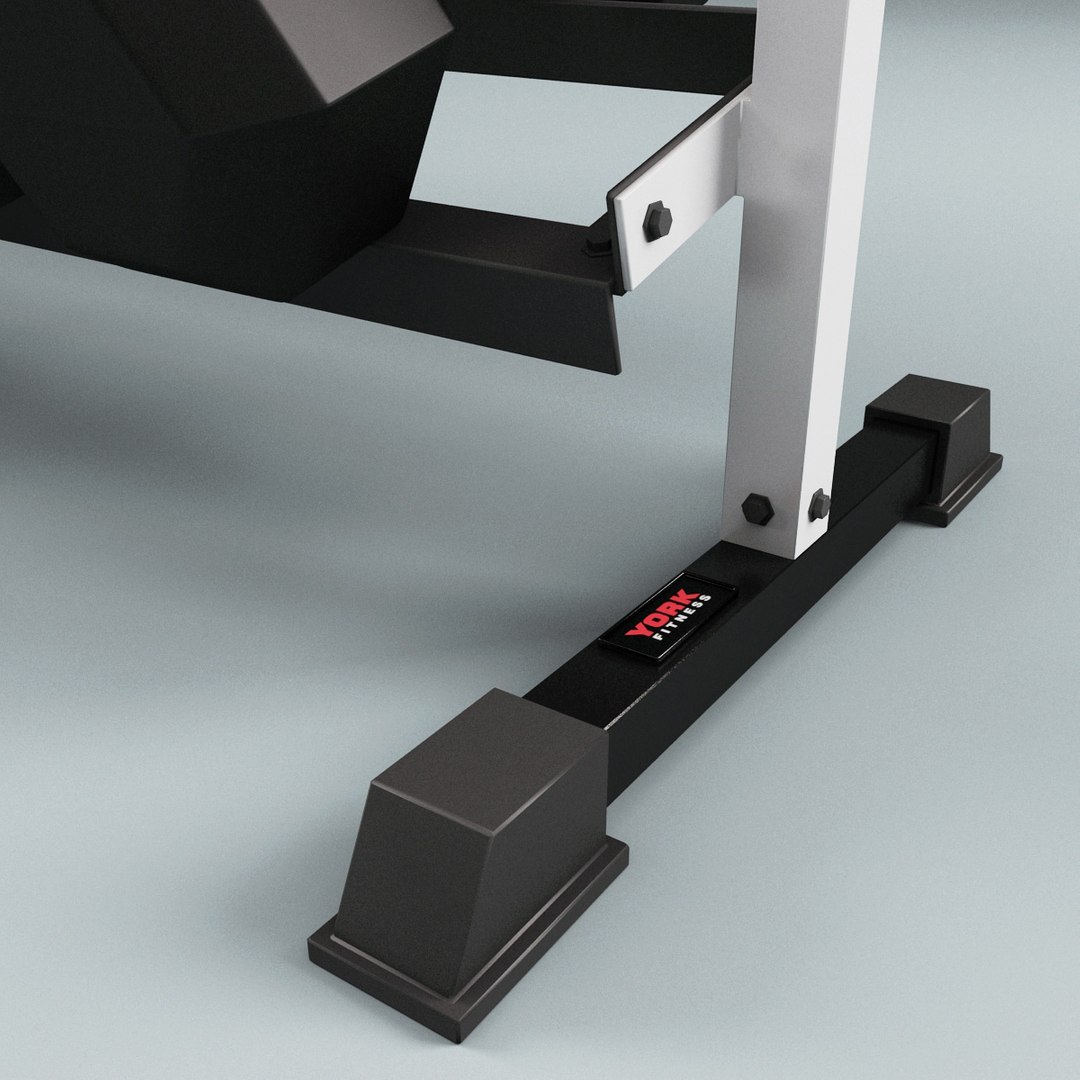 3d Model 3 Tier Hex Dumbbell