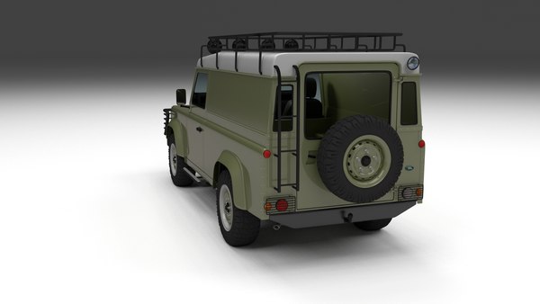 land rover defender 110 obj