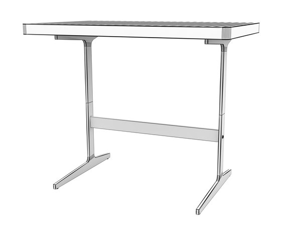 3D grid table model - TurboSquid 1172387