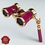 3d Model Opera Glasses Pink V3