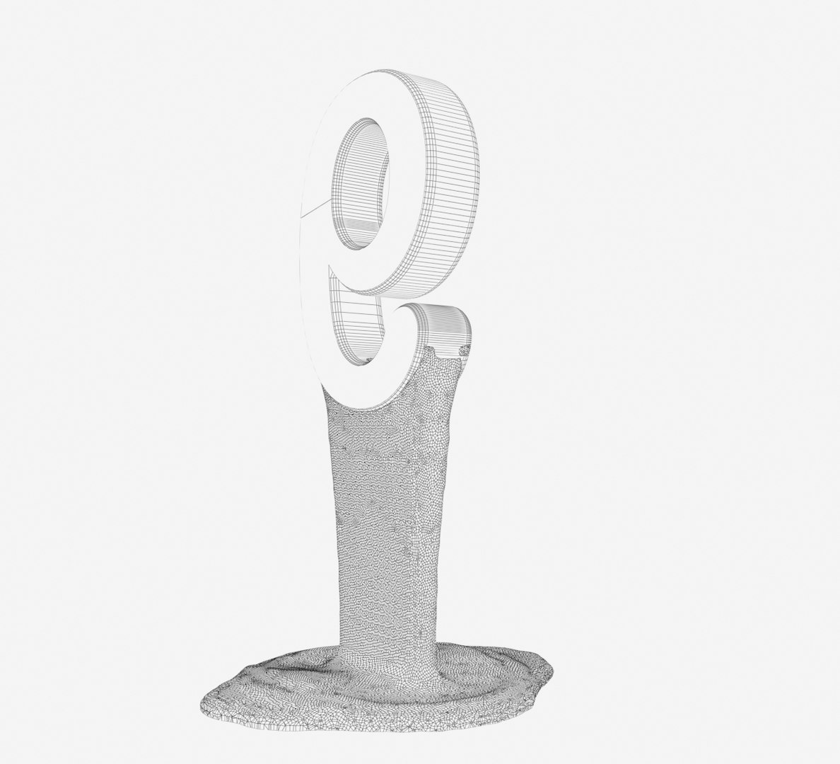 3D Number - TurboSquid 1409309