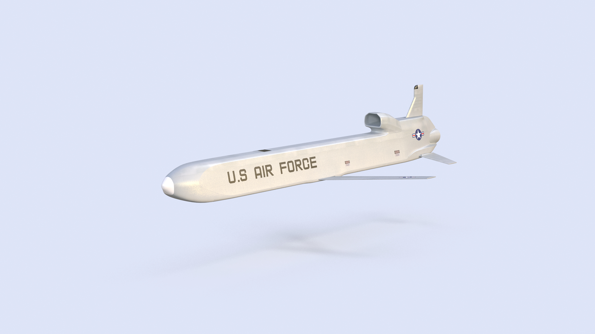 Agm-86 Alcm Model - TurboSquid 1641472