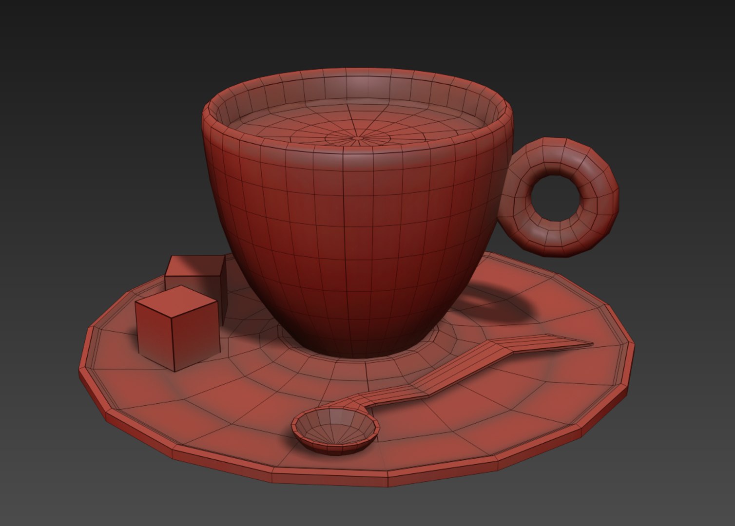 3d Cup Coffee Illy Model