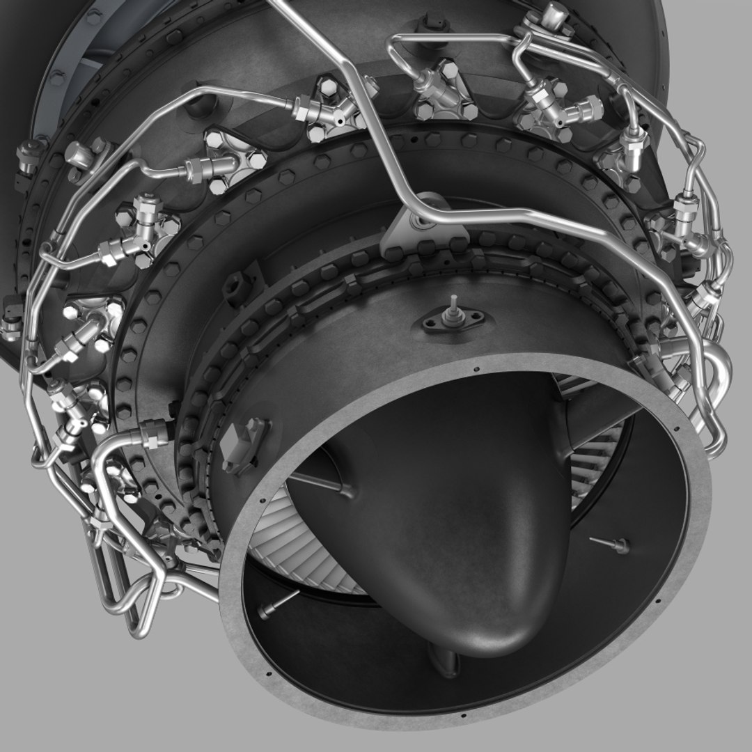 3d turboshaft engine vk-800v model