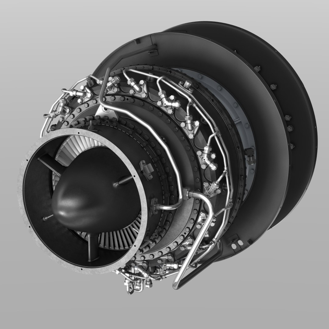 3d turboshaft engine vk-800v model