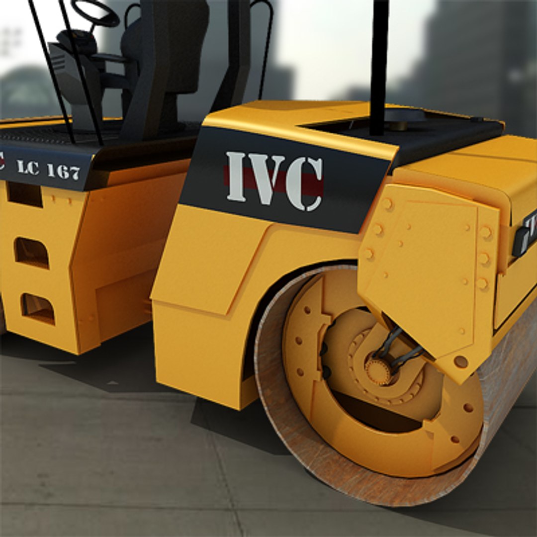 3d asphalt compactor industrial vehicles
