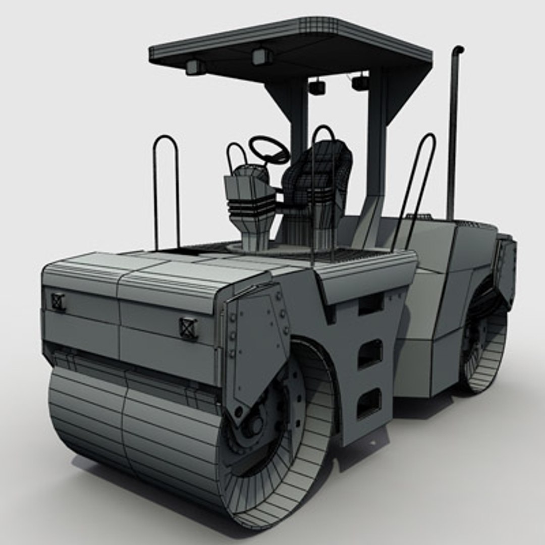 3d asphalt compactor industrial vehicles