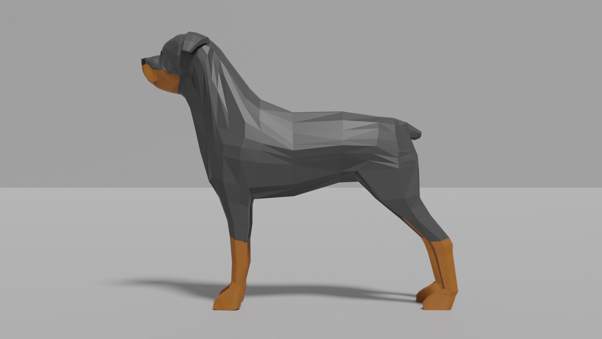 Cartoon Rottweiler 3D model - TurboSquid 1755720