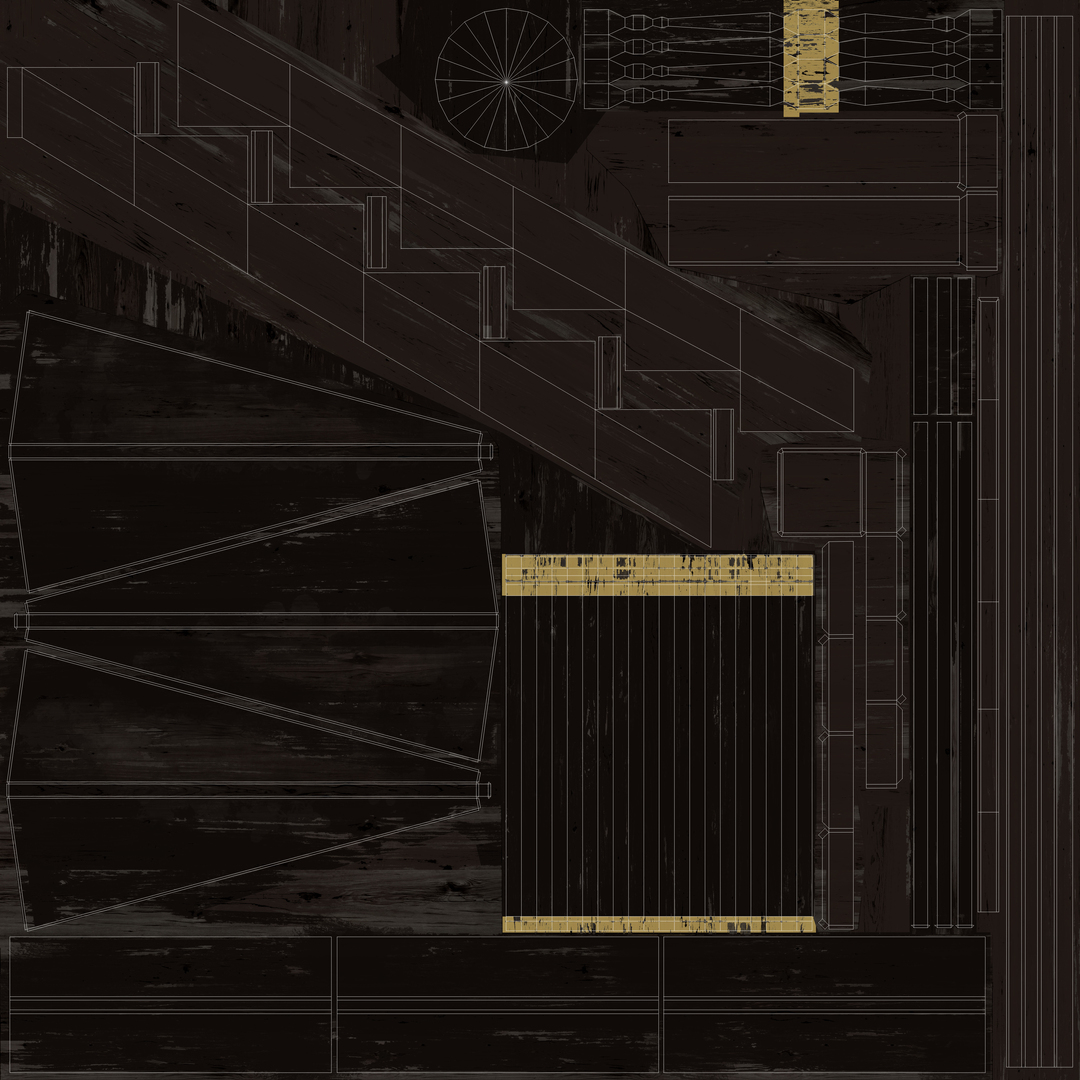 3D Antique Spiral Staircase Brown - PBR model - TurboSquid 1834320