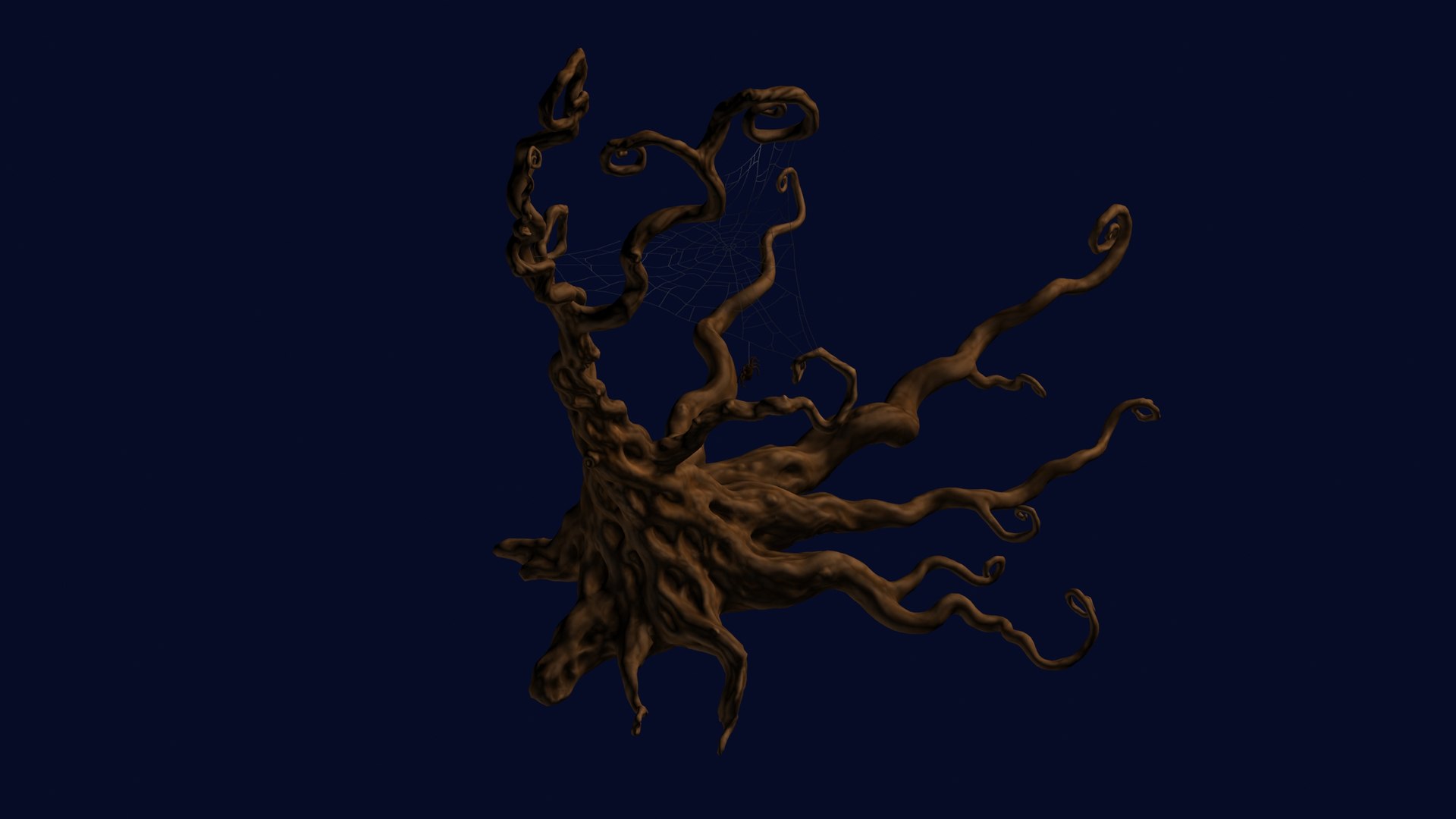 3D Spooky Tree - TurboSquid 1950256