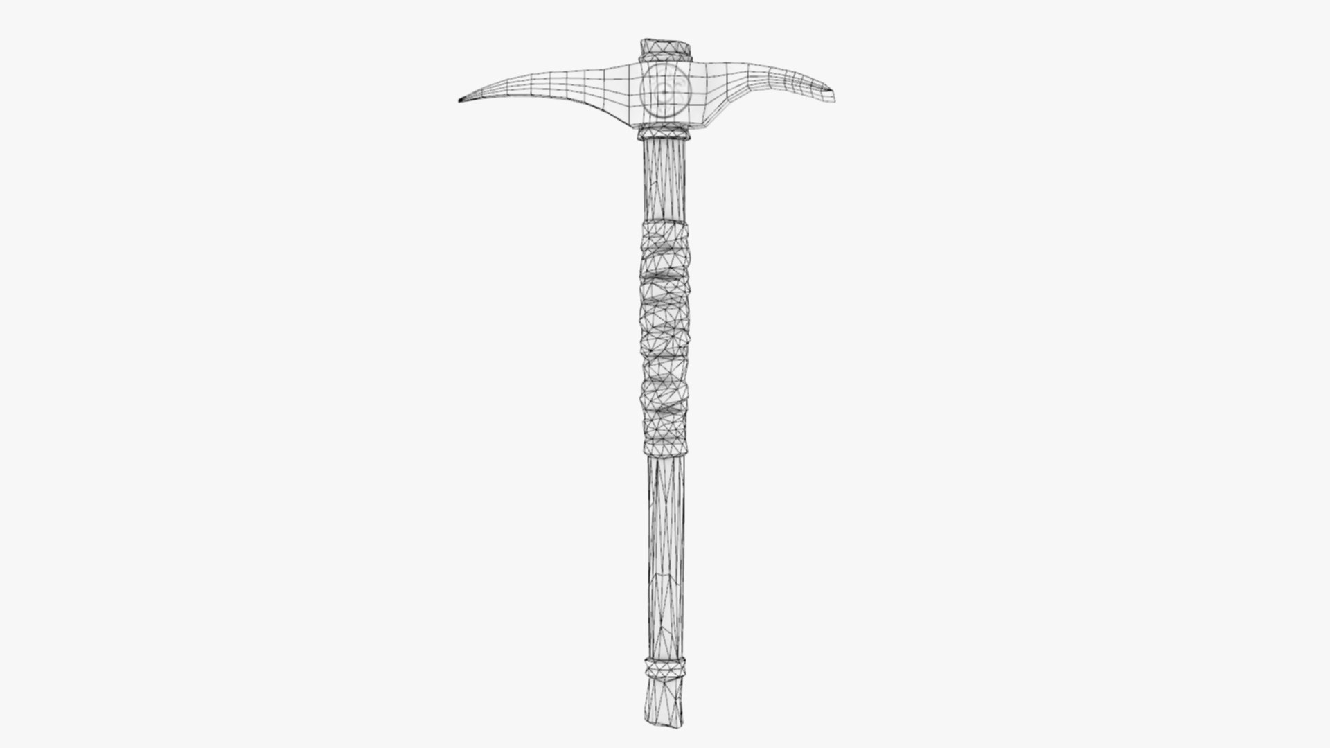 3D Fantasy Axe RPG Pickaxe Mattock Double Axe Great Axe Battle Axe ...