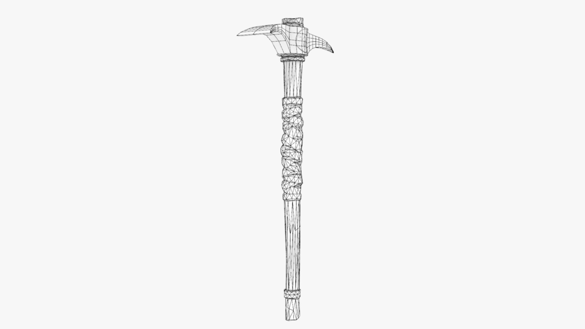 3D Fantasy Axe RPG Pickaxe Mattock Double Axe Great Axe Battle Axe ...