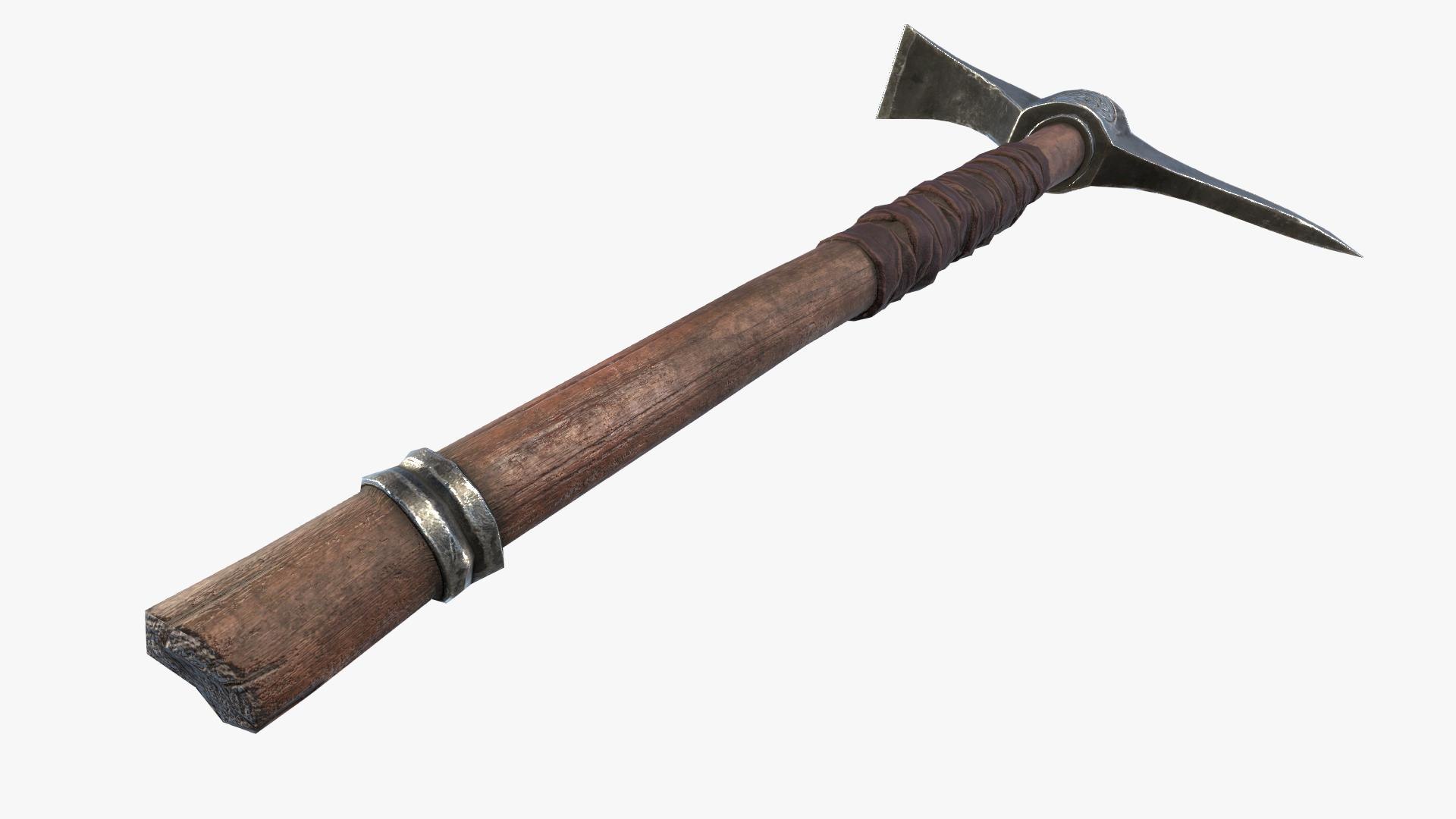 3D Fantasy Axe RPG Pickaxe Mattock Double Axe Great Axe Battle Axe ...