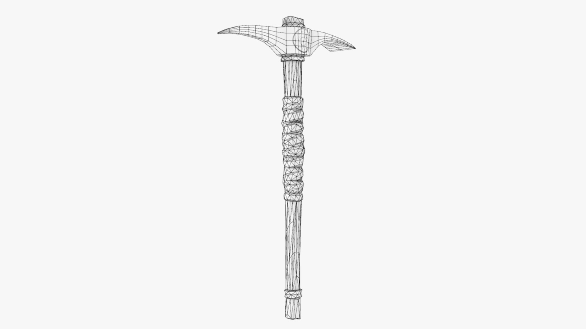 3D Fantasy Axe RPG Pickaxe Mattock Double Axe Great Axe Battle Axe ...