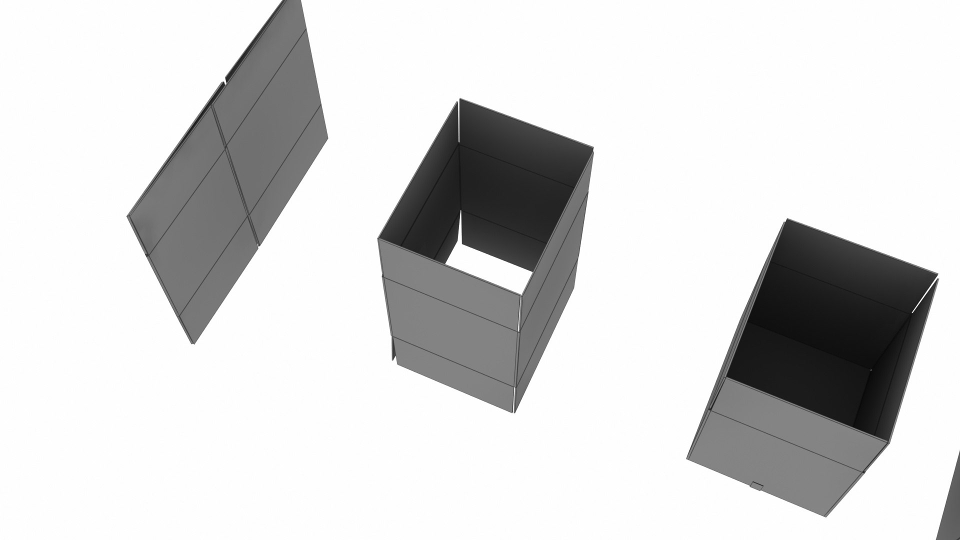 3D Cardboard Packing Steps - TurboSquid 1538831