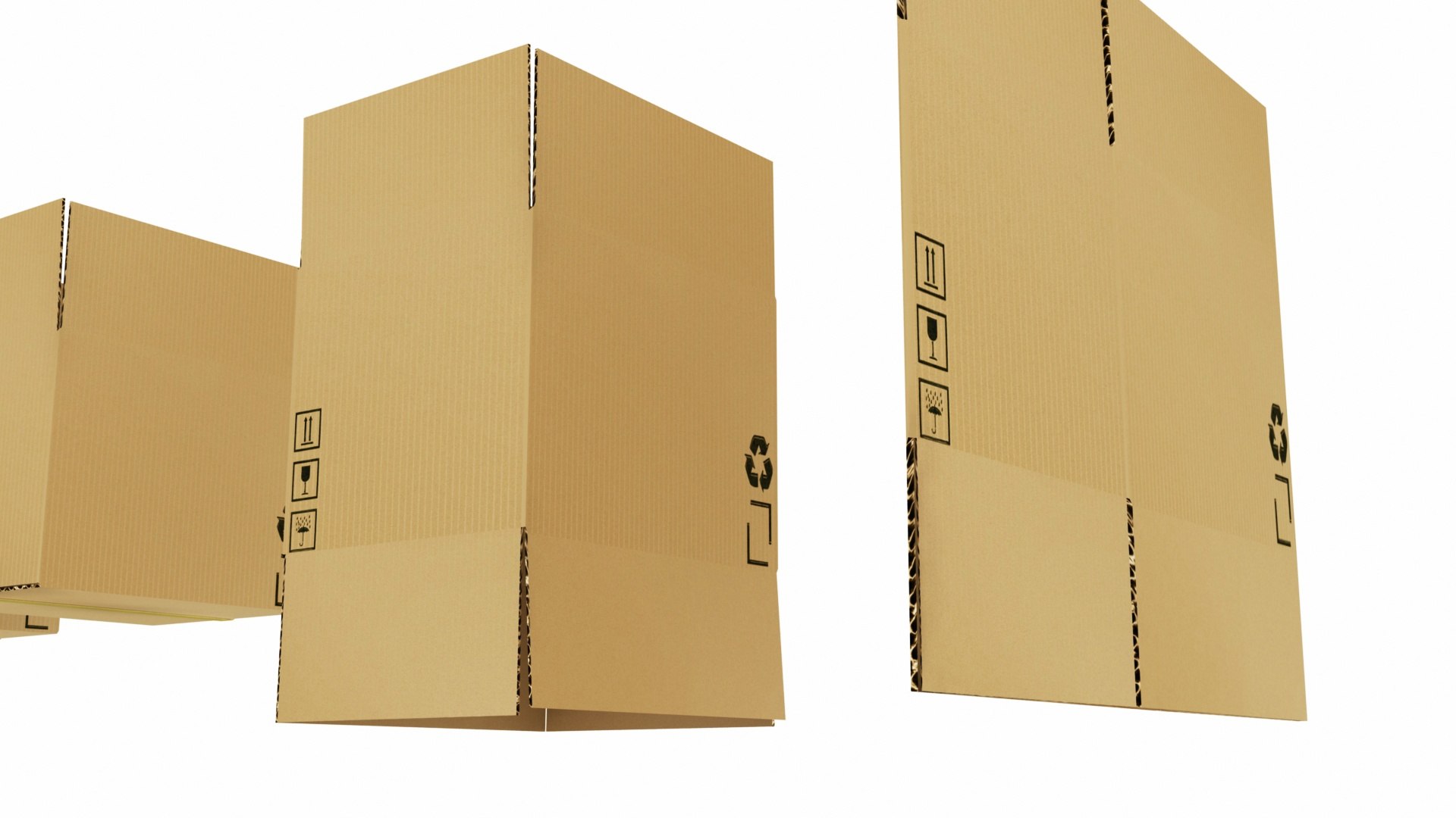 3D Cardboard Packing Steps - TurboSquid 1538831