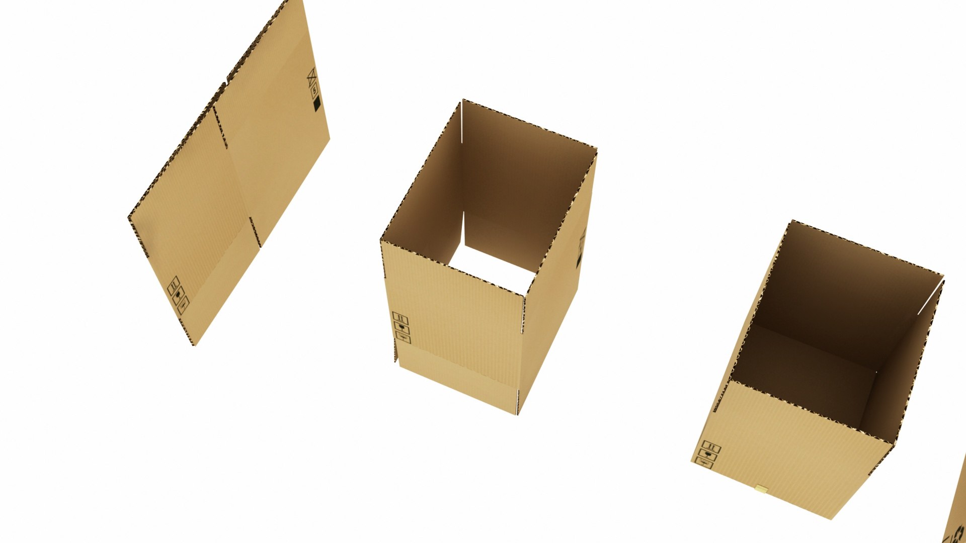 3D Cardboard Packing Steps - TurboSquid 1538831