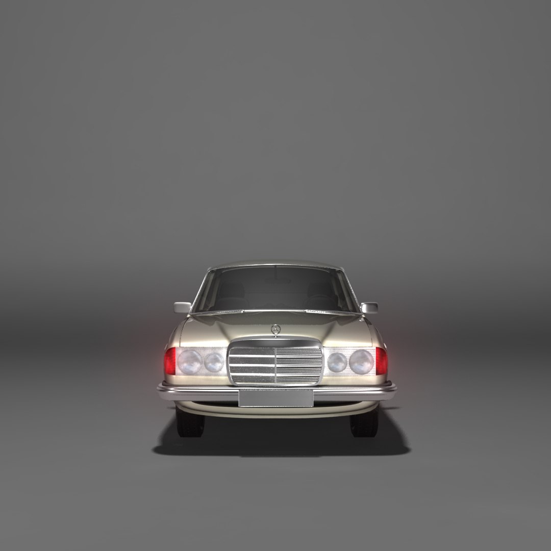 3d Model Mercedes-benz 123-series