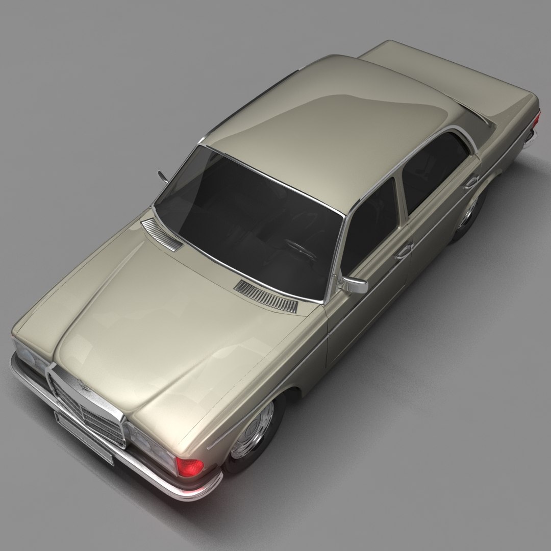 3d model mercedes-benz 123-series