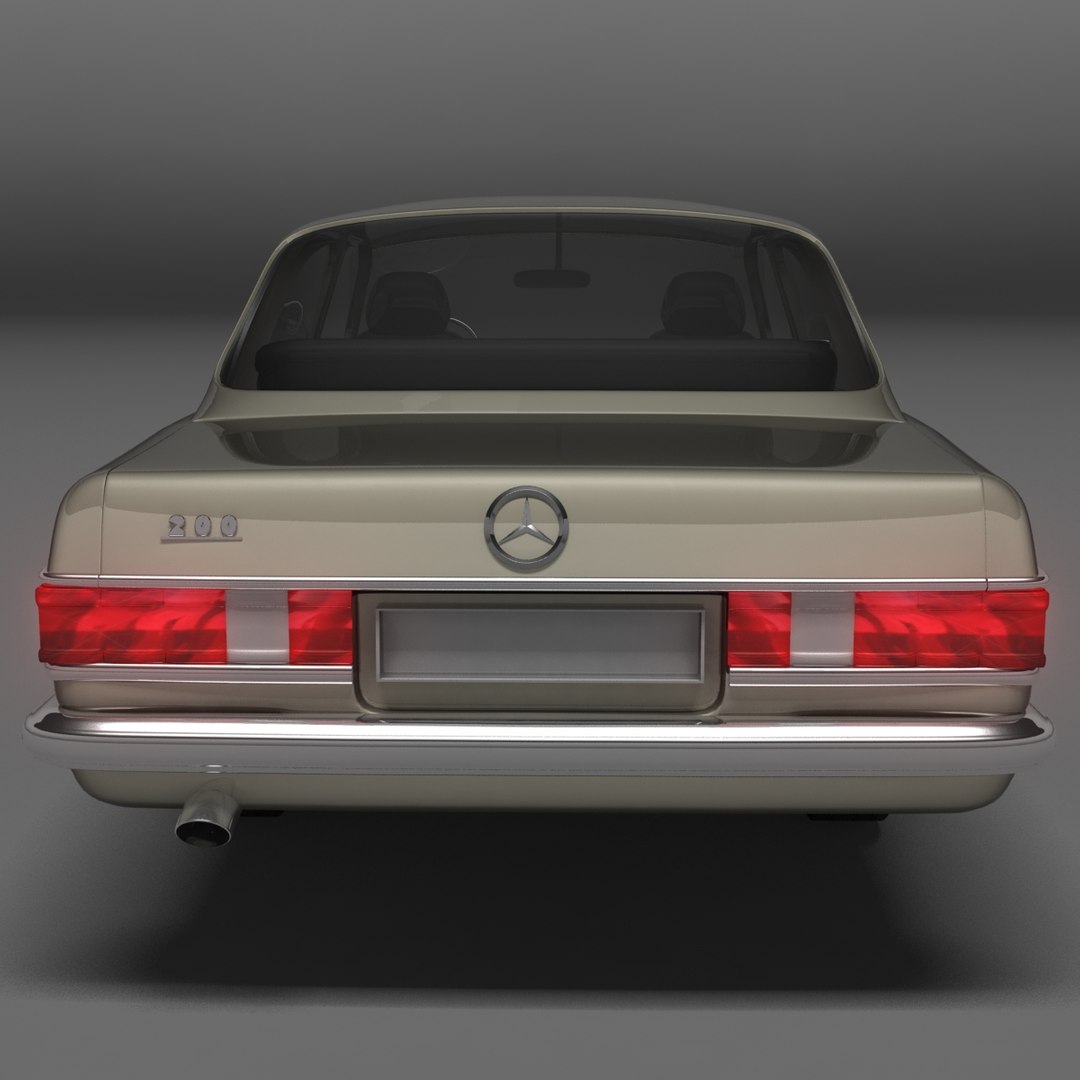 3d model mercedes-benz 123-series