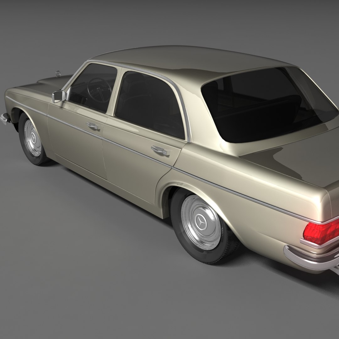 3d Model Mercedes-benz 123-series