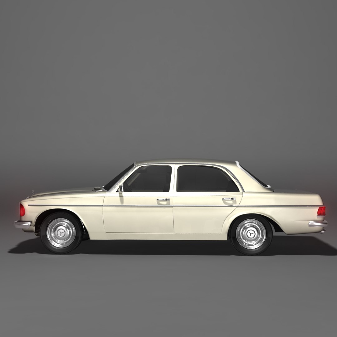 3d model mercedes-benz 123-series
