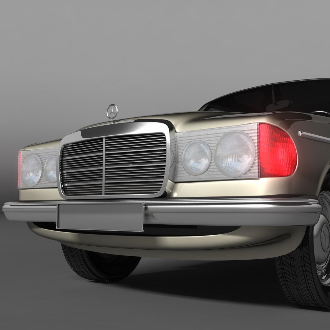 3d model mercedes-benz 123-series
