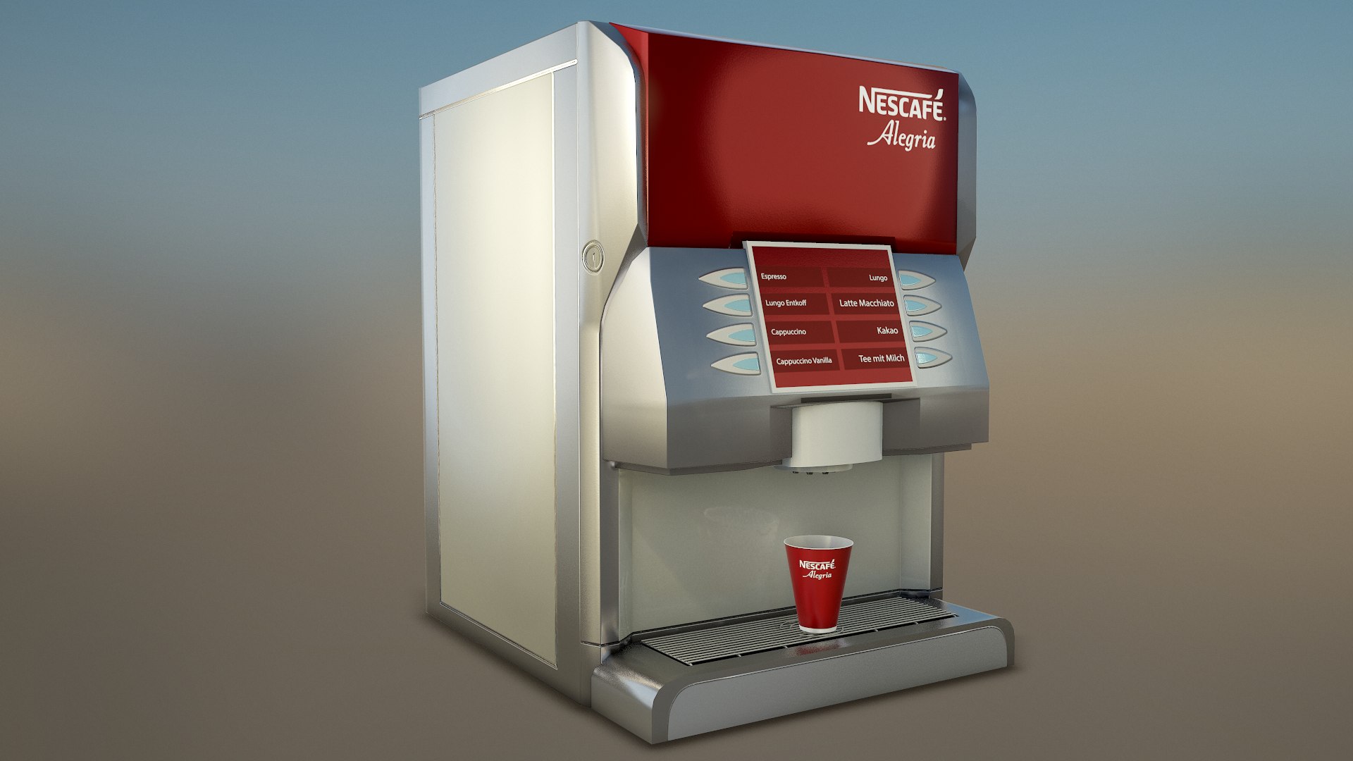 3D Nescafe Coffee Machine - TurboSquid 1157428