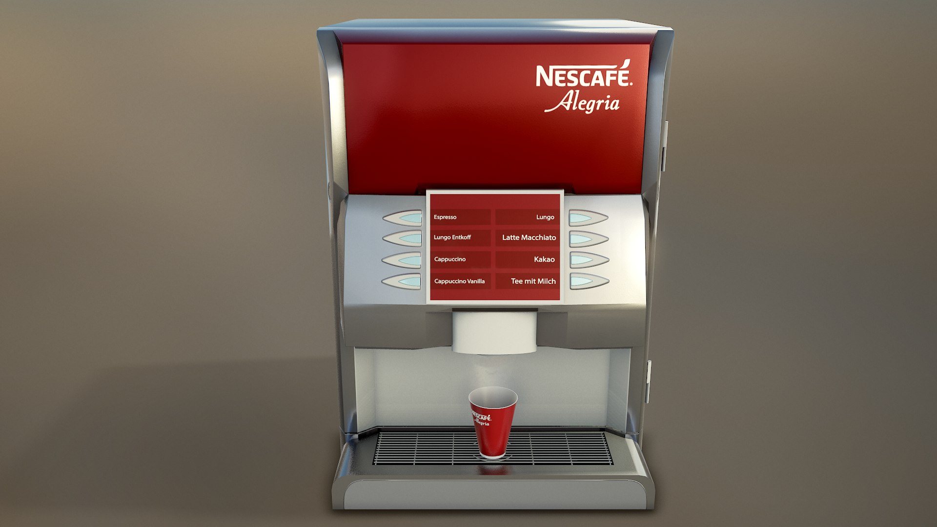 3D Nescafe Coffee Machine - TurboSquid 1157428
