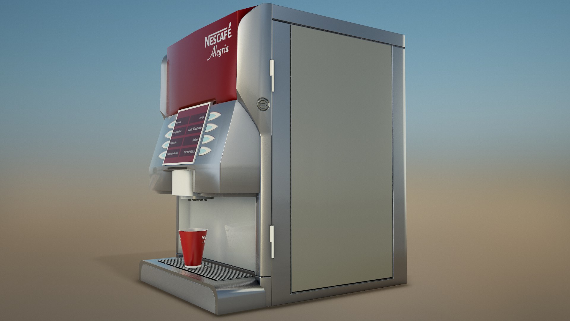 3D Nescafe Coffee Machine - TurboSquid 1157428
