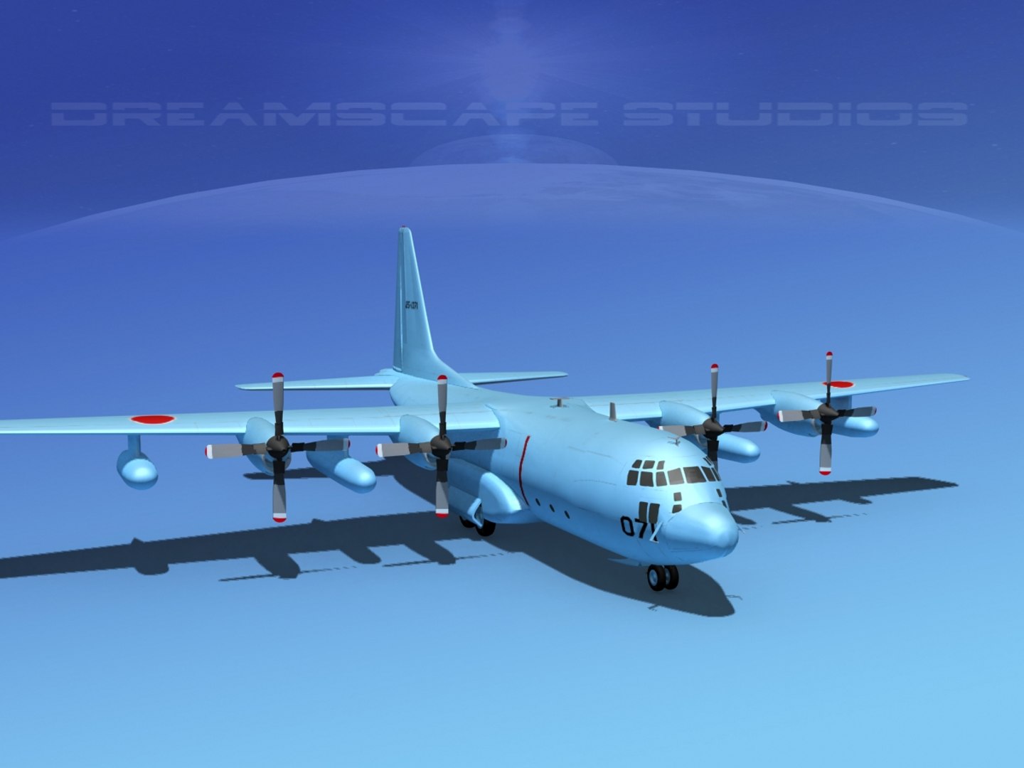3d Cargo Lockheed C-130 Hercules Air