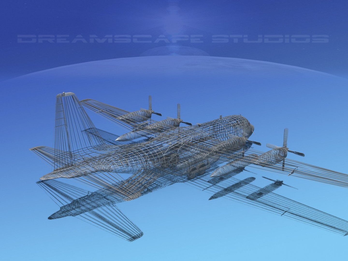 3d Cargo Lockheed C-130 Hercules Air