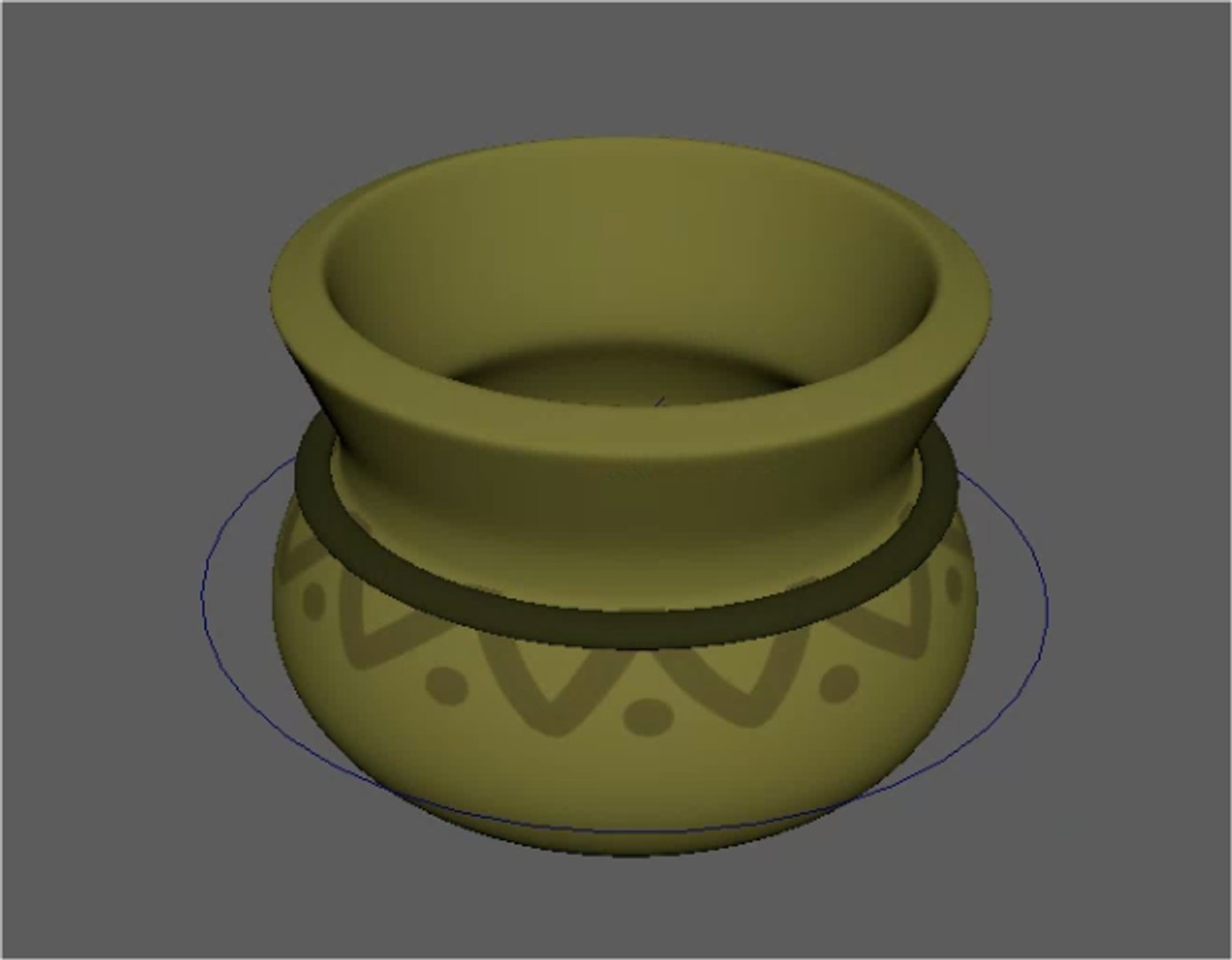 3D cartoon clay pot - TurboSquid 1674033