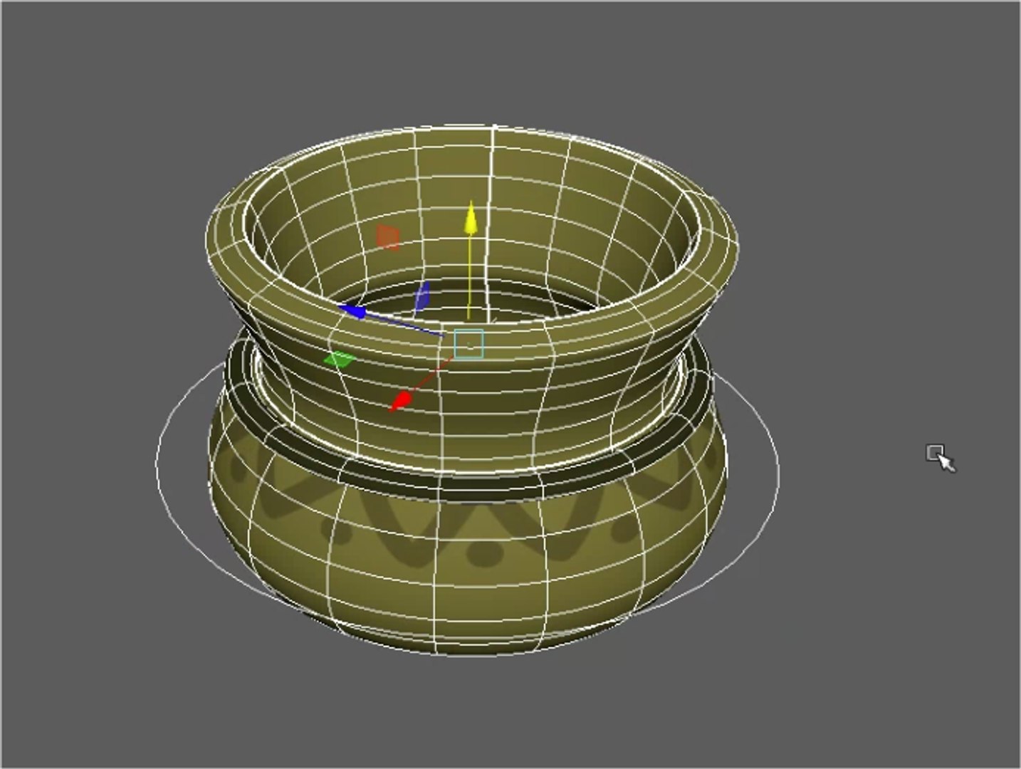 3D cartoon clay pot - TurboSquid 1674033
