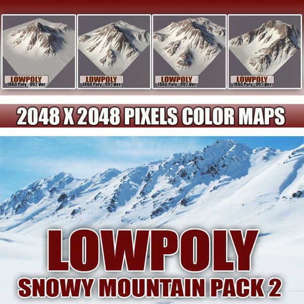 Snow Mountain Blender Models for Download | TurboSquid