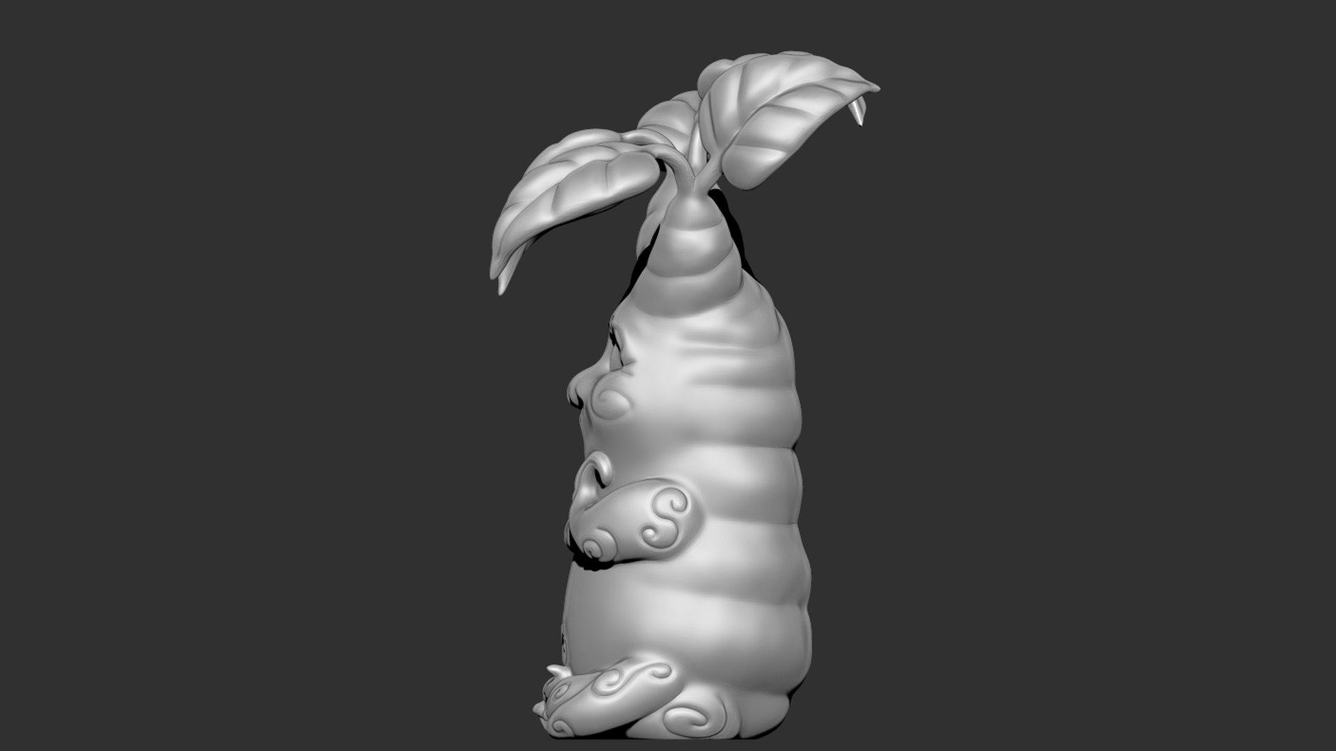 3D Cute Mandrake Var 3 3D Print Model - TurboSquid 1829261